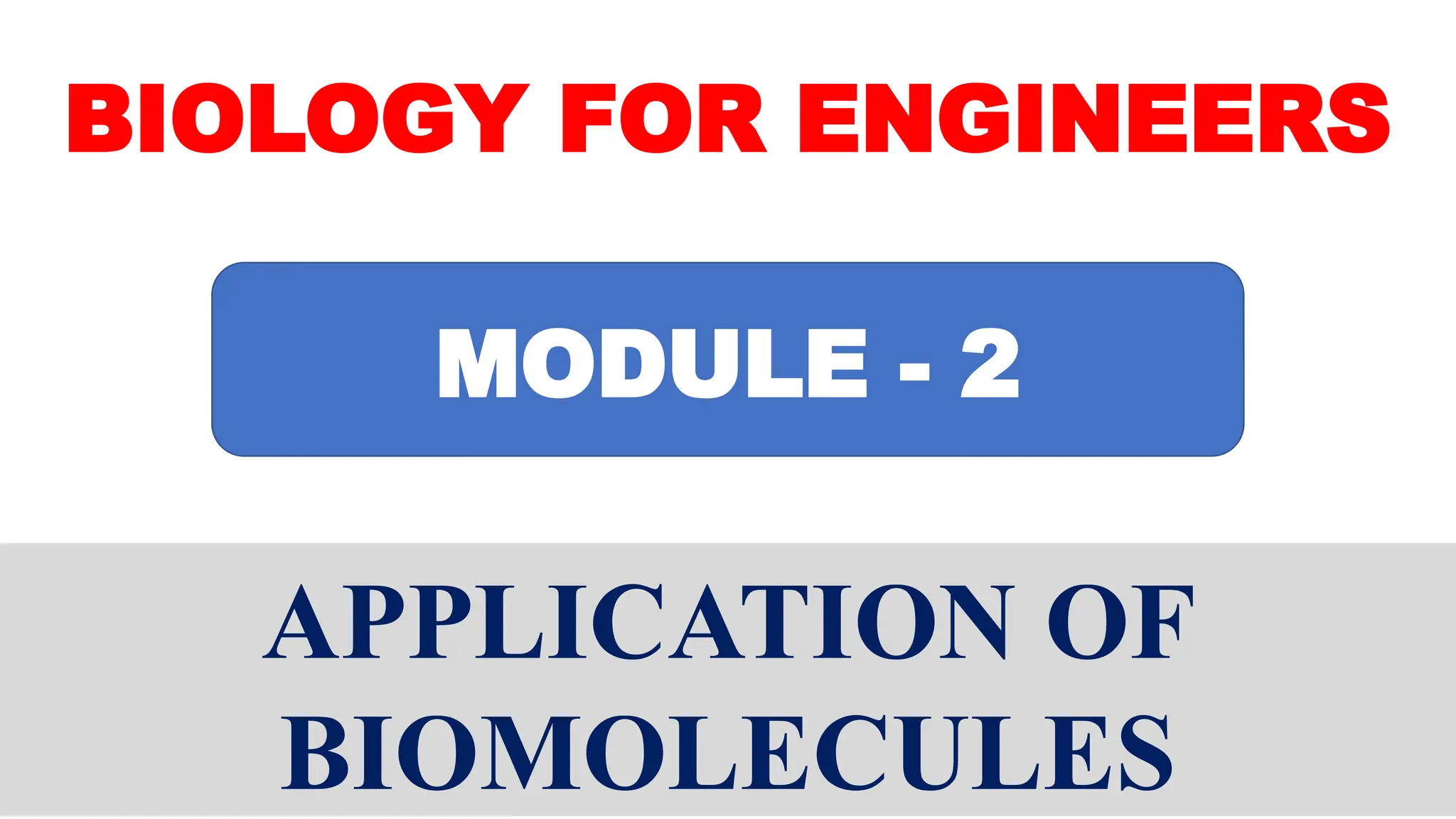 BBOC407 BIOLOGY FOR ENGINEERS (CS) - MODULE 2 PART 2.pptx