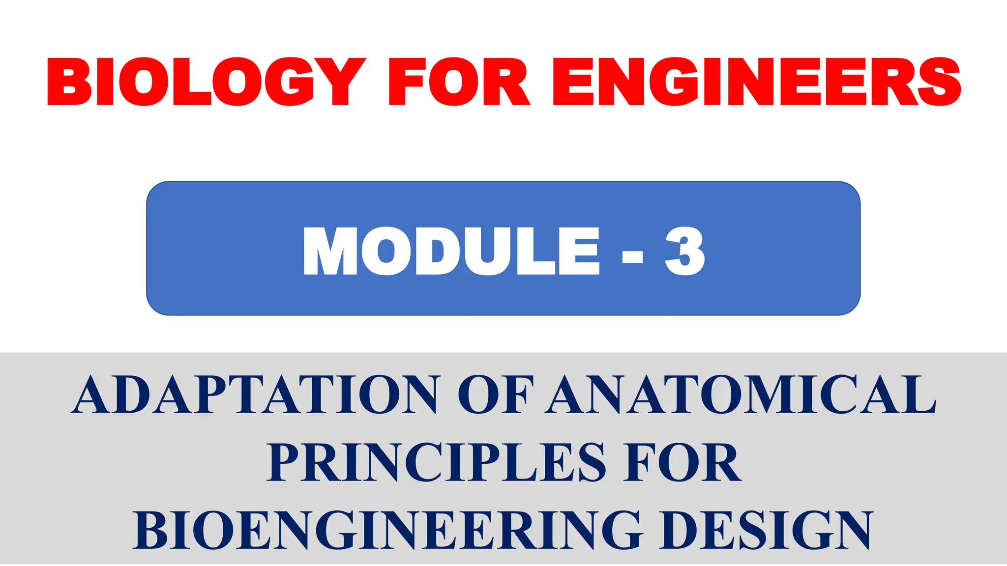 BBOC407 BIOLOGY FOR ENGINEERS (CS) - MODULE 3 PART 1.pptx
