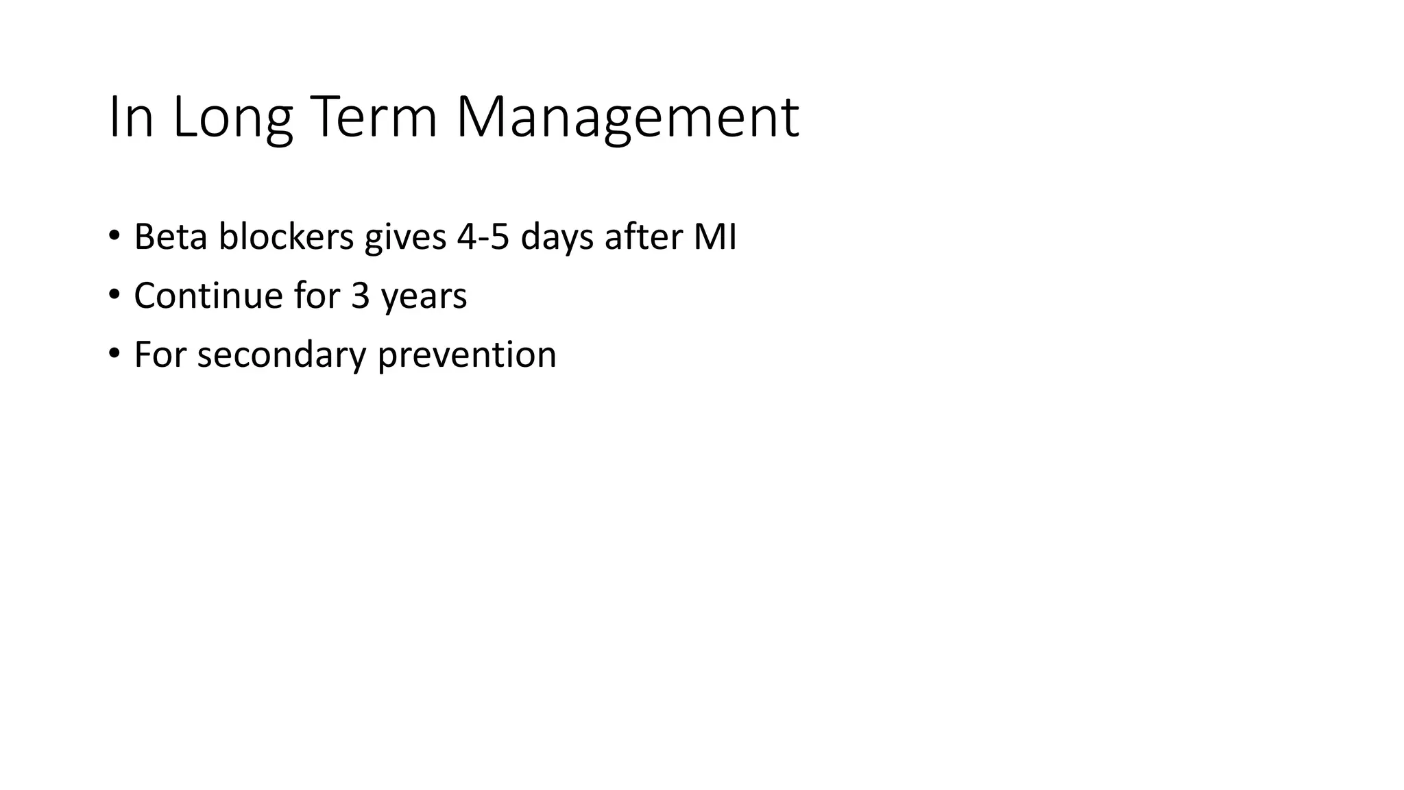 Beta blockers in MI- Pharmacological basis | PPTX