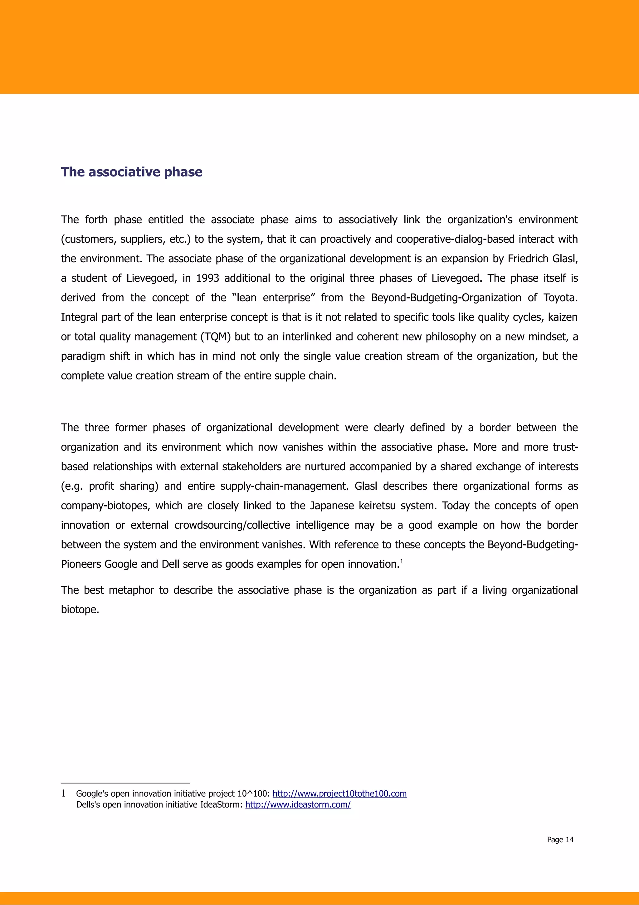 The four phases of organizational evolution | PDF