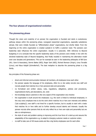 The four phases of organizational evolution | PDF
