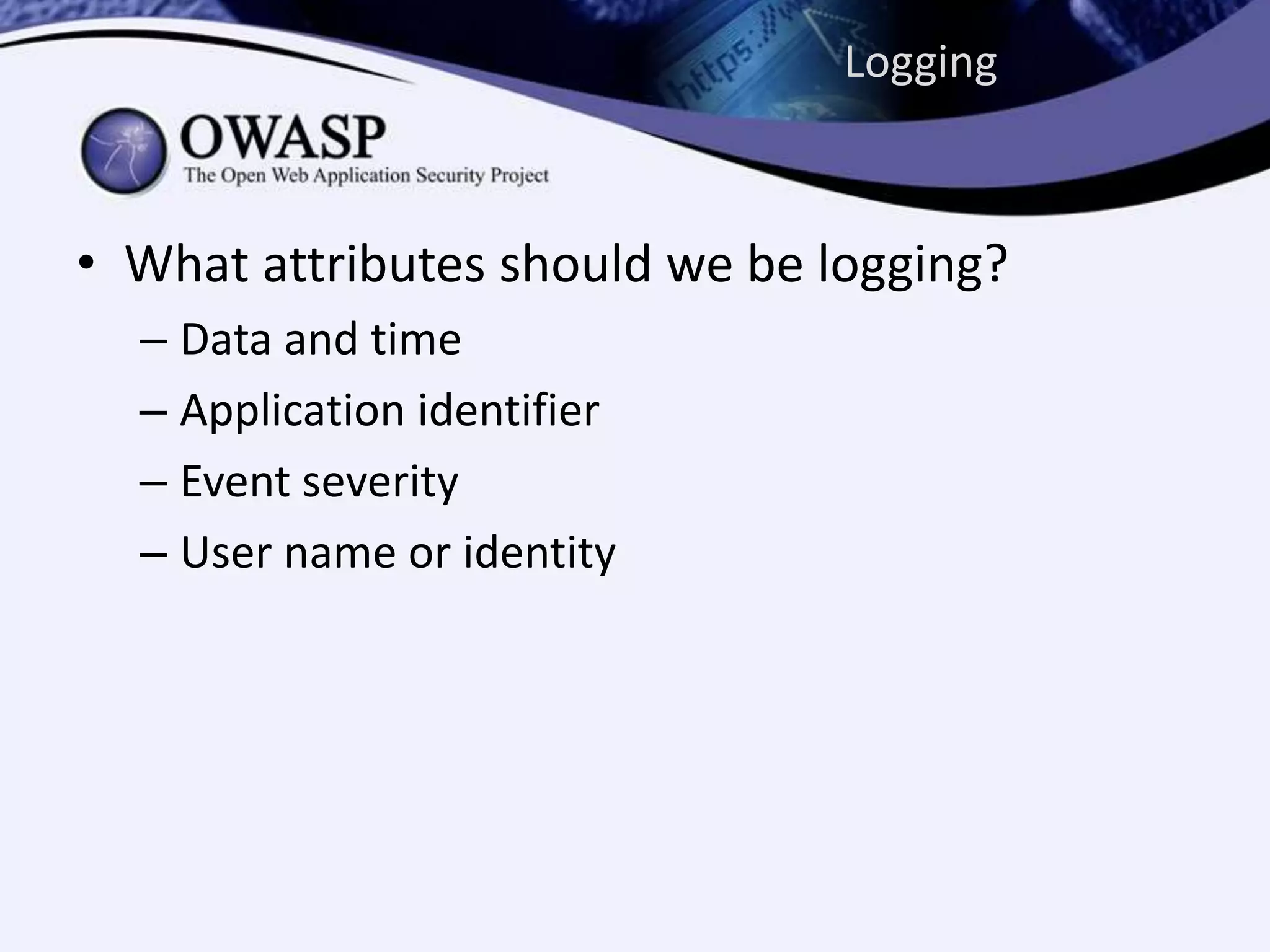 Owasp Indy Q2 2012 Cheat Sheet Overview | PPTX