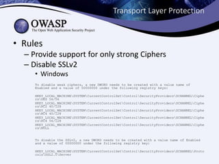 Owasp Indy Q2 2012 Cheat Sheet Overview | PPT