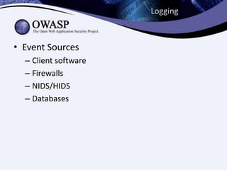 Owasp Indy Q2 2012 Cheat Sheet Overview | PPTX