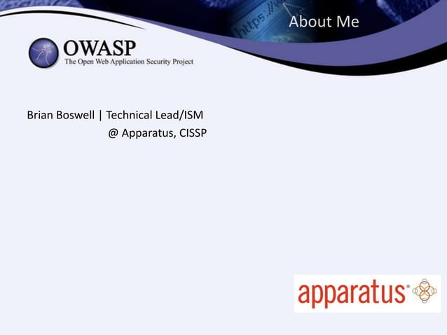 Owasp Indy Q2 2012 Cheat Sheet Overview | PPT
