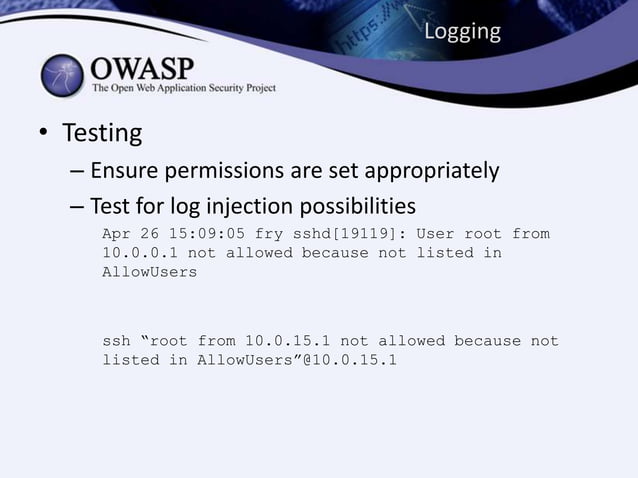 Owasp Indy Q2 2012 Cheat Sheet Overview | PPT