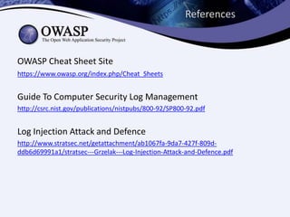 Owasp Indy Q2 2012 Cheat Sheet Overview | PPT