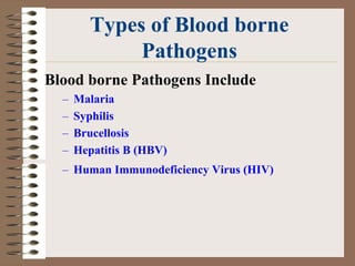 Blood borne Pathogens | PPT