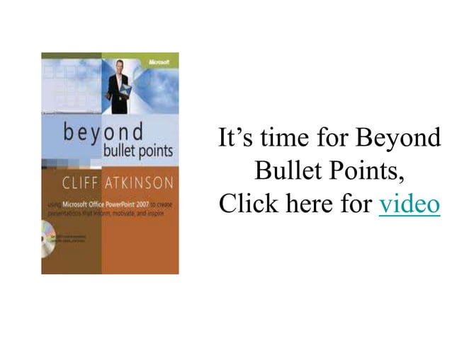 Beyond Bullet Points | PPT