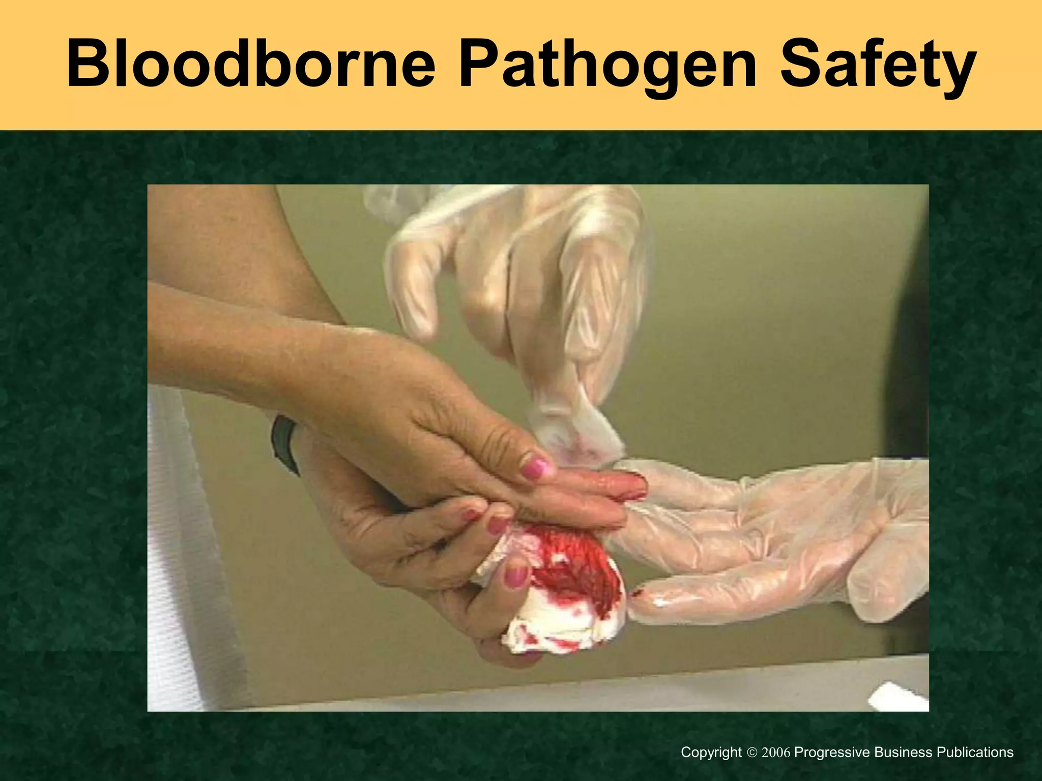 Bloodborne Pathogen Safety | PPTX | Infectious Diseases | Diseases and ...