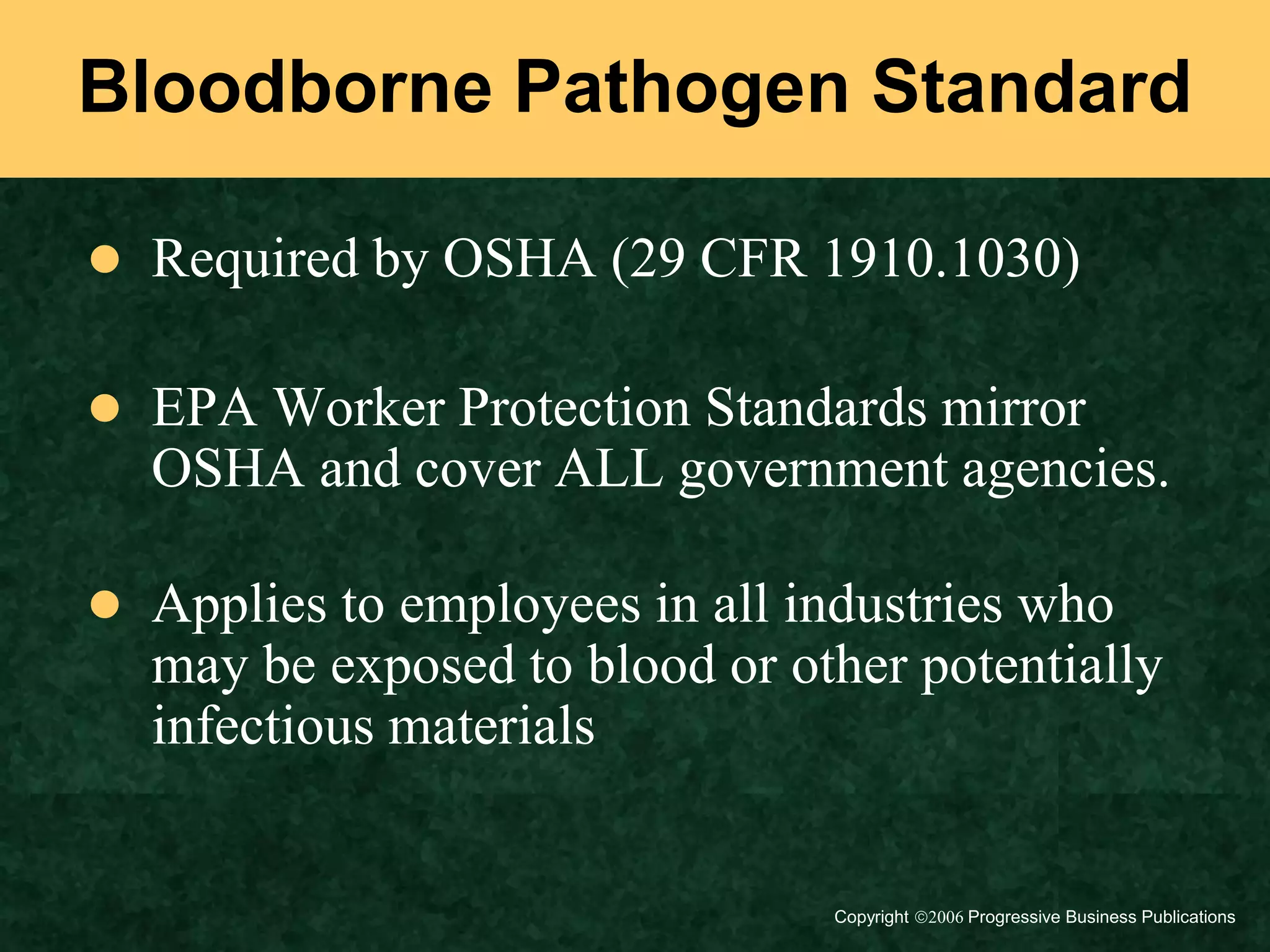 Bloodborne Pathogen Safety | PPT