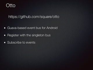 Librerías Opensoure de Square | PPT