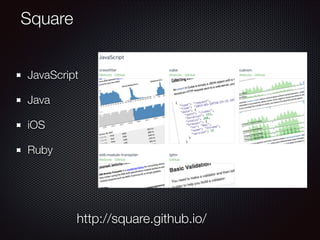Librerías Opensoure de Square | PPT