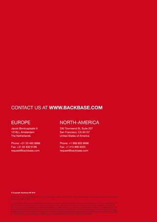 Backbase Portal Brochure | PDF