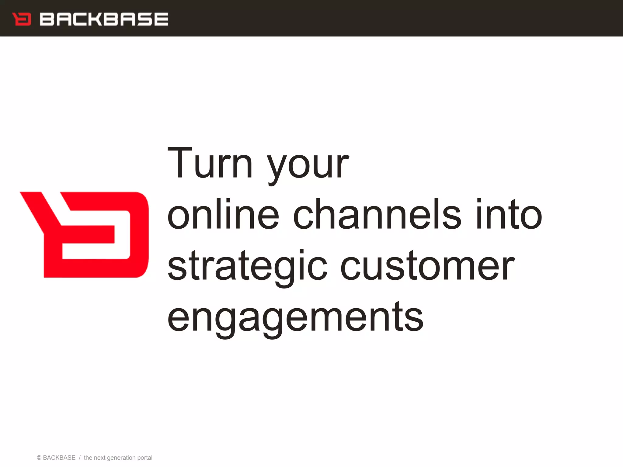backbase customer engagement portal | PPT