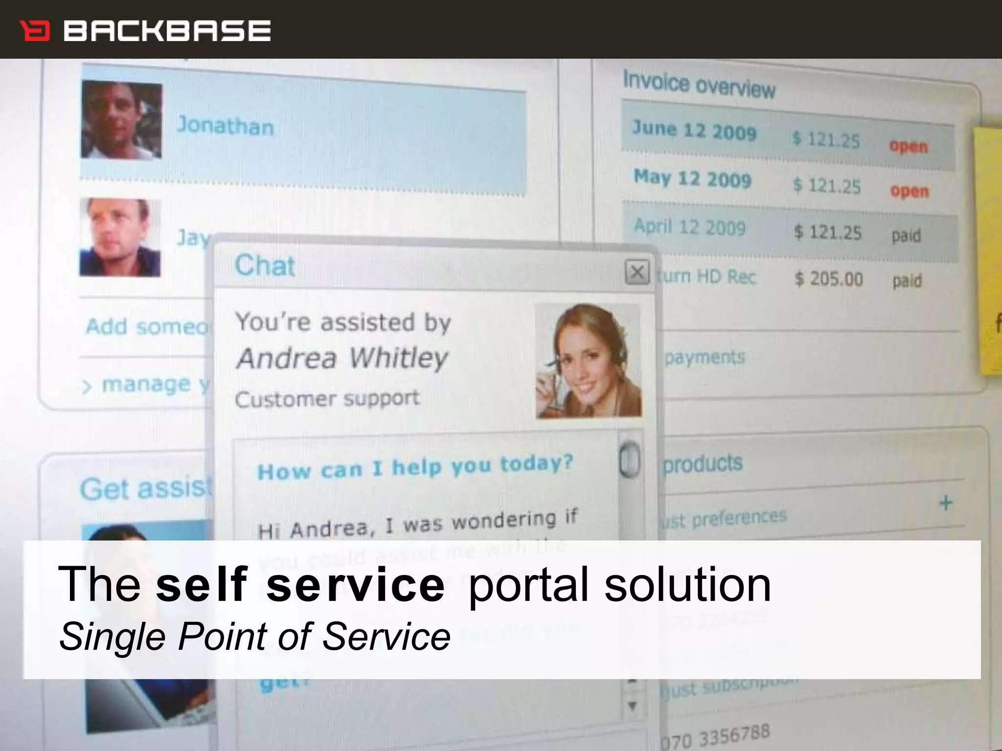 backbase customer engagement portal | PPT