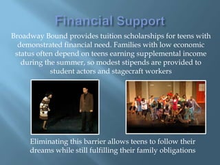 Introduction to Broadway Bound | PPTX | Family/Children | Genres