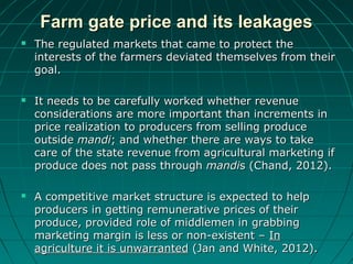 Agricultural Marketing, India, | PPT