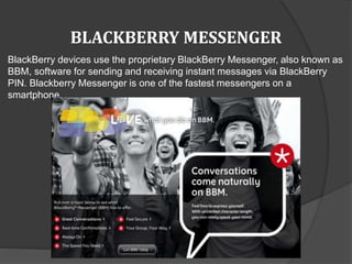 marketing presentation on blackberry | PPTX