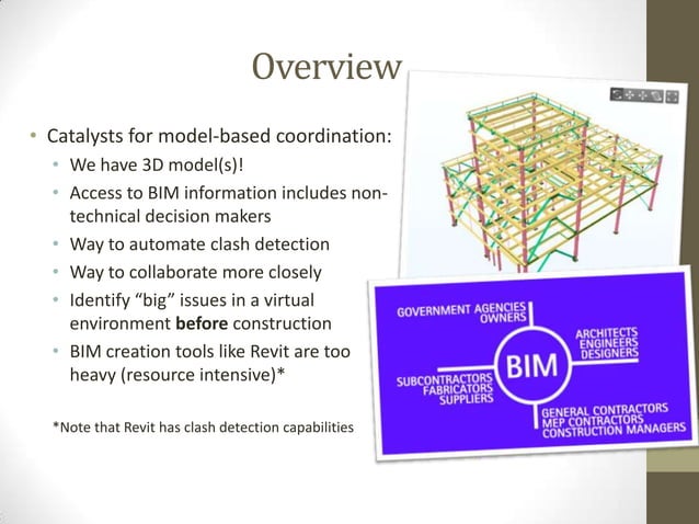 Coordination using Navisworks or BIMsight | PPTX | 3-D Graphics ...