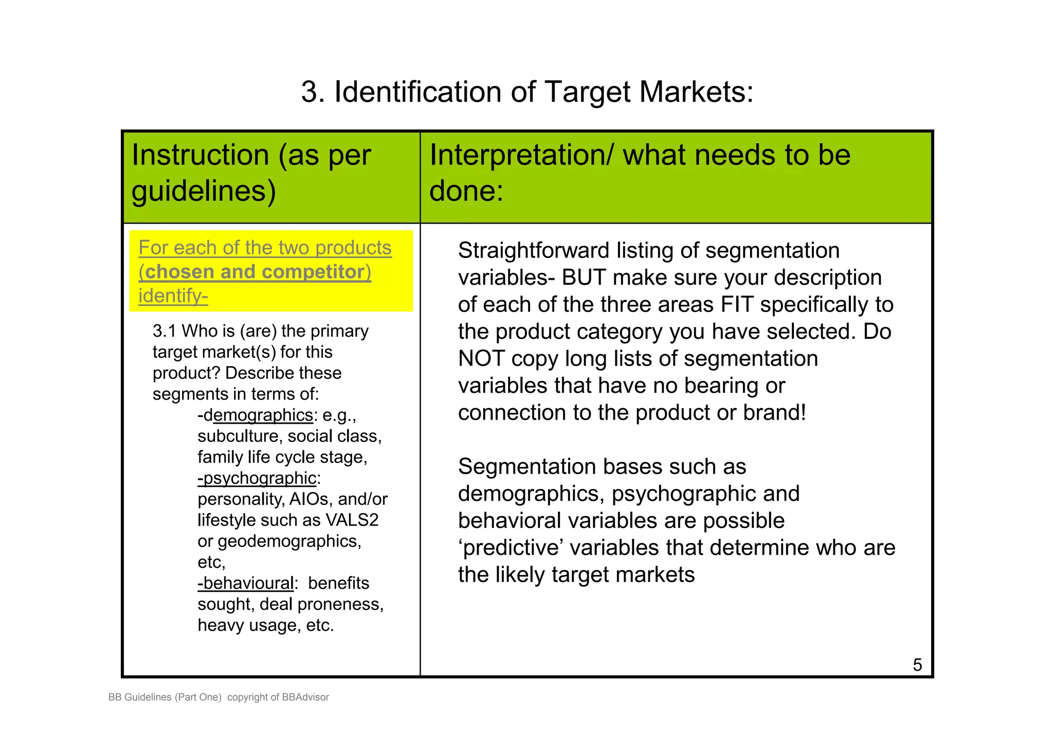 BB Project Guidelines (Part One) | PDF