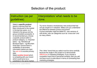 BB Project Guidelines (Part One) | PPT