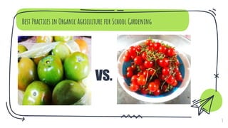 organic and urban agriculture practices! | PPTX