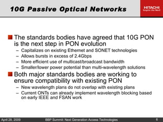Next Generation Access Technologies | PPT