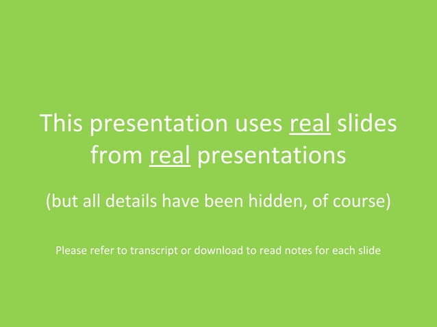 Presentation Skills Part 2 - Building Slides | PPT