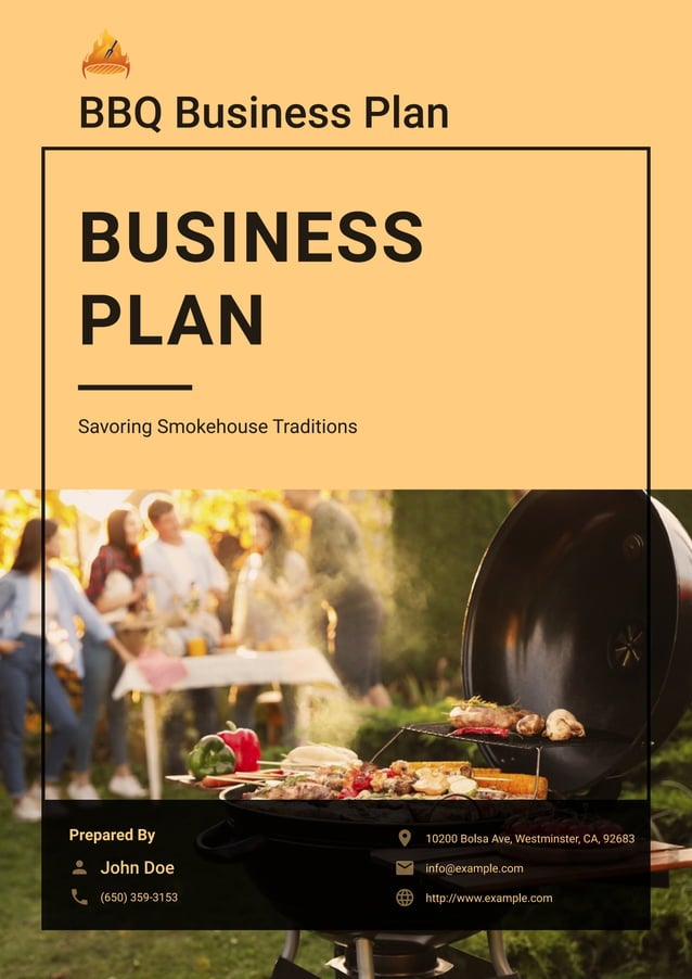 BBQ Business Plan Example Template | PDF | Business Accounting ...