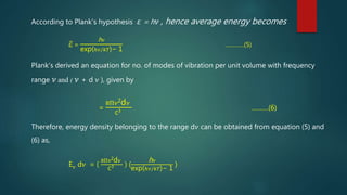 Black Body Radiation | PPTX