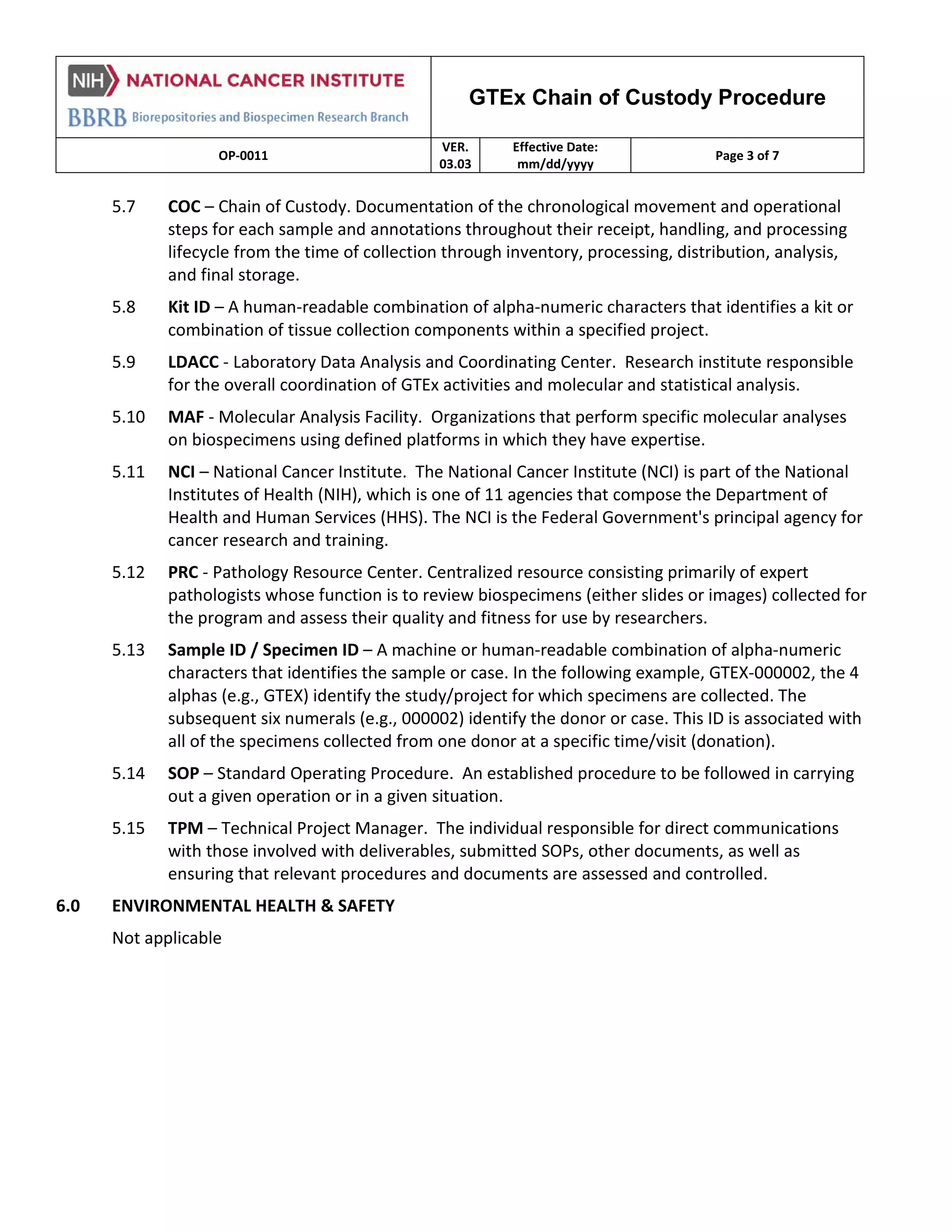 BBRB-OP-0011 GTEx Chain of Custody Procedure.pdf