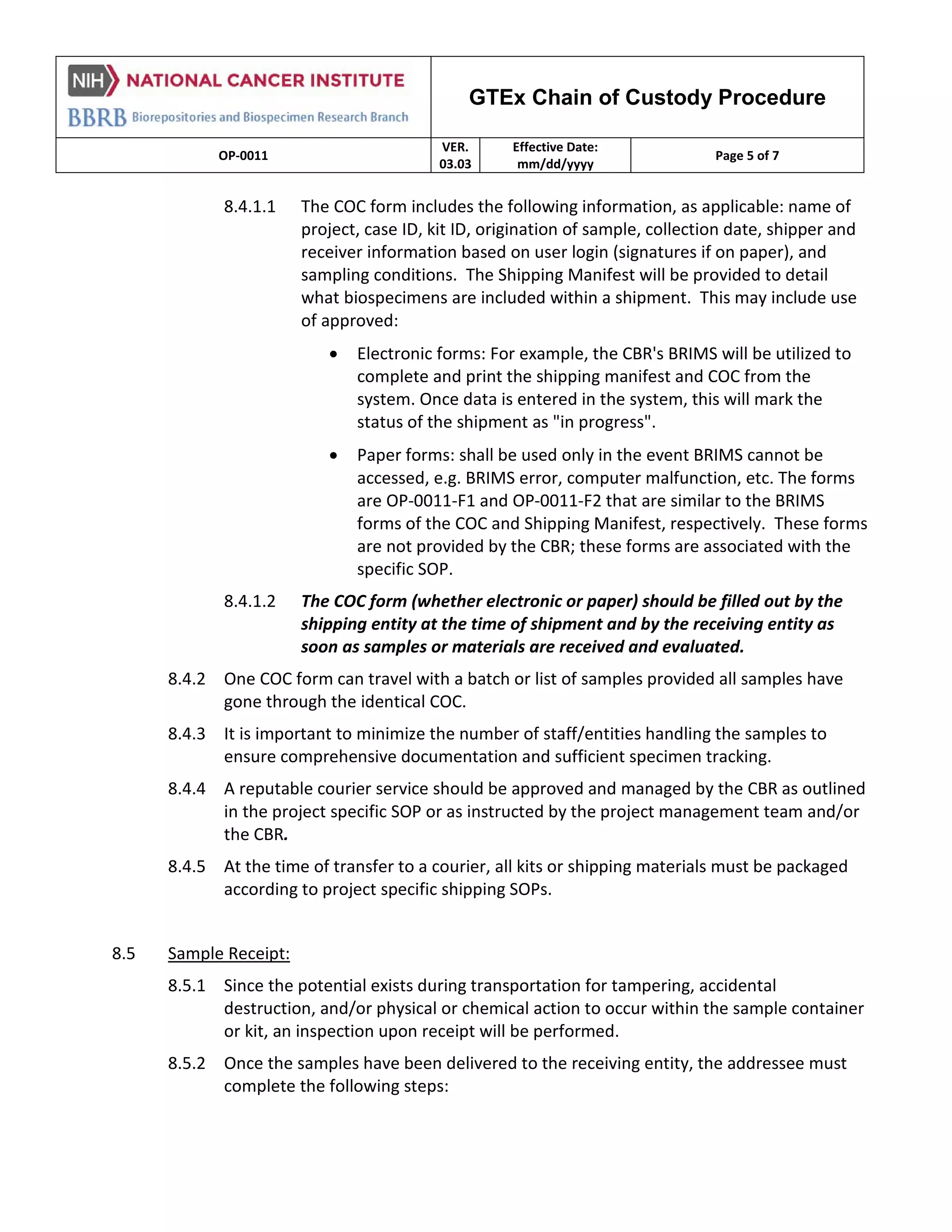 BBRB-OP-0011 GTEx Chain of Custody Procedure.pdf