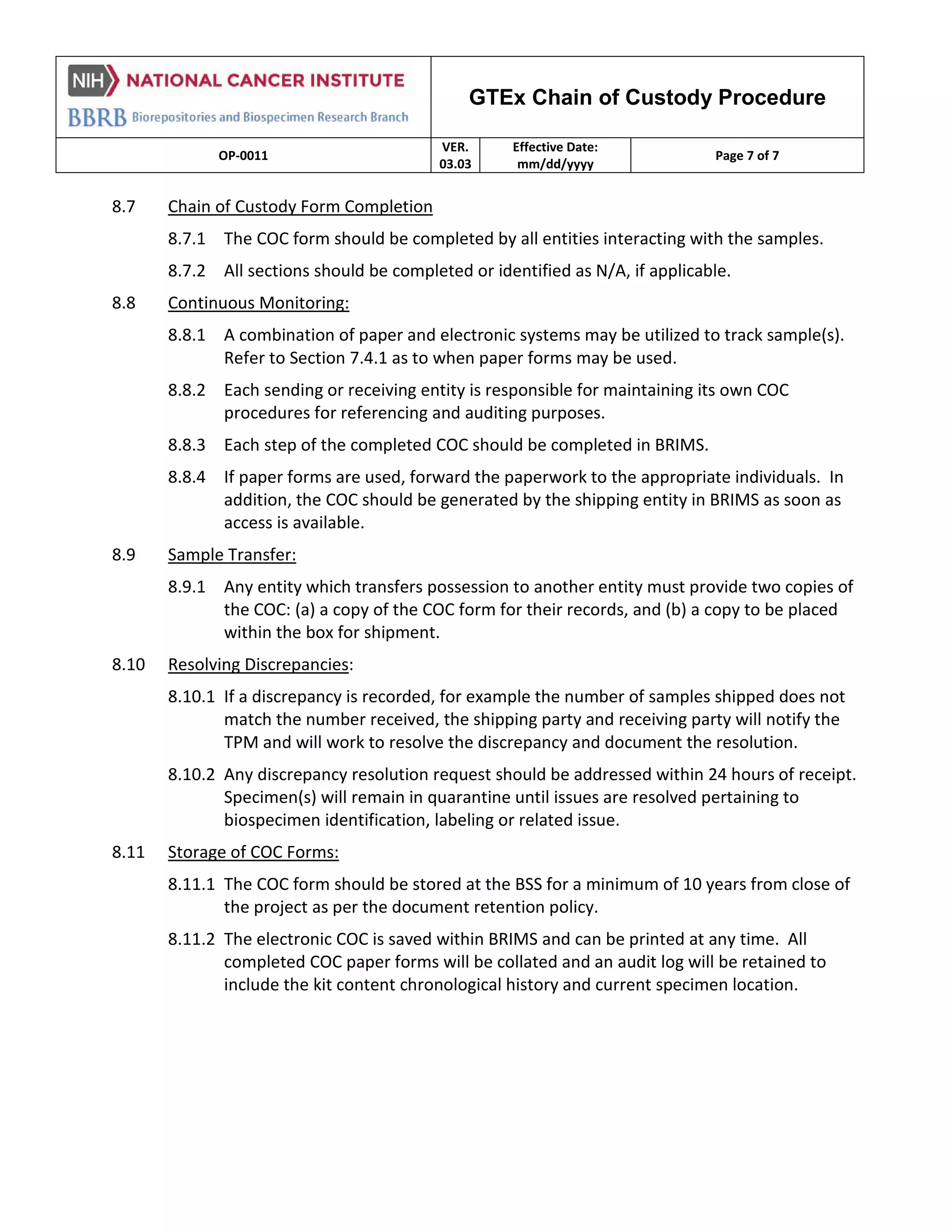 BBRB-OP-0011 GTEx Chain of Custody Procedure.pdf