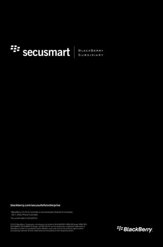 SecuSUITE for Enterprise Brochure | PDF