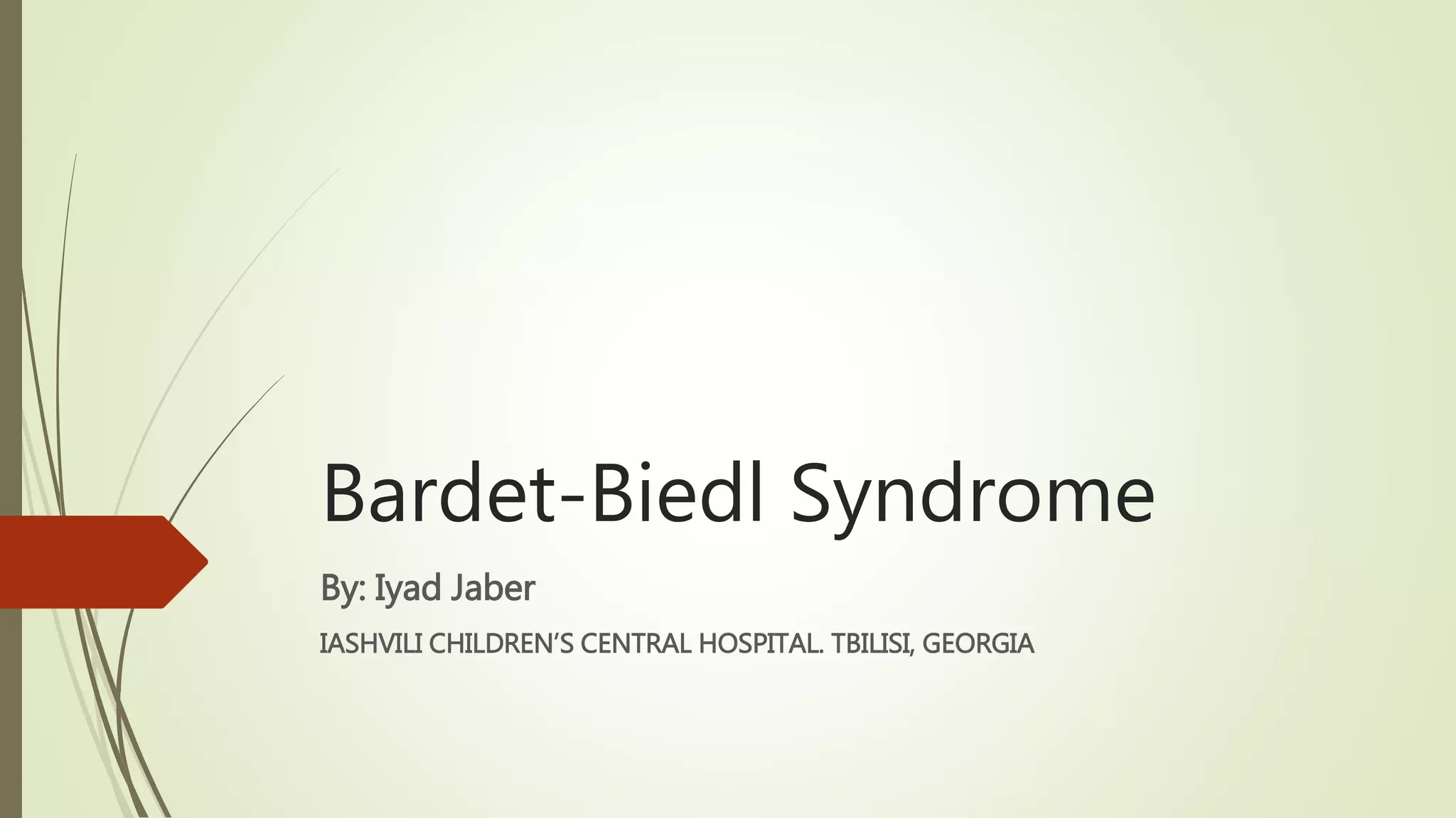 Bardet Biedl Syndrome | PPTX