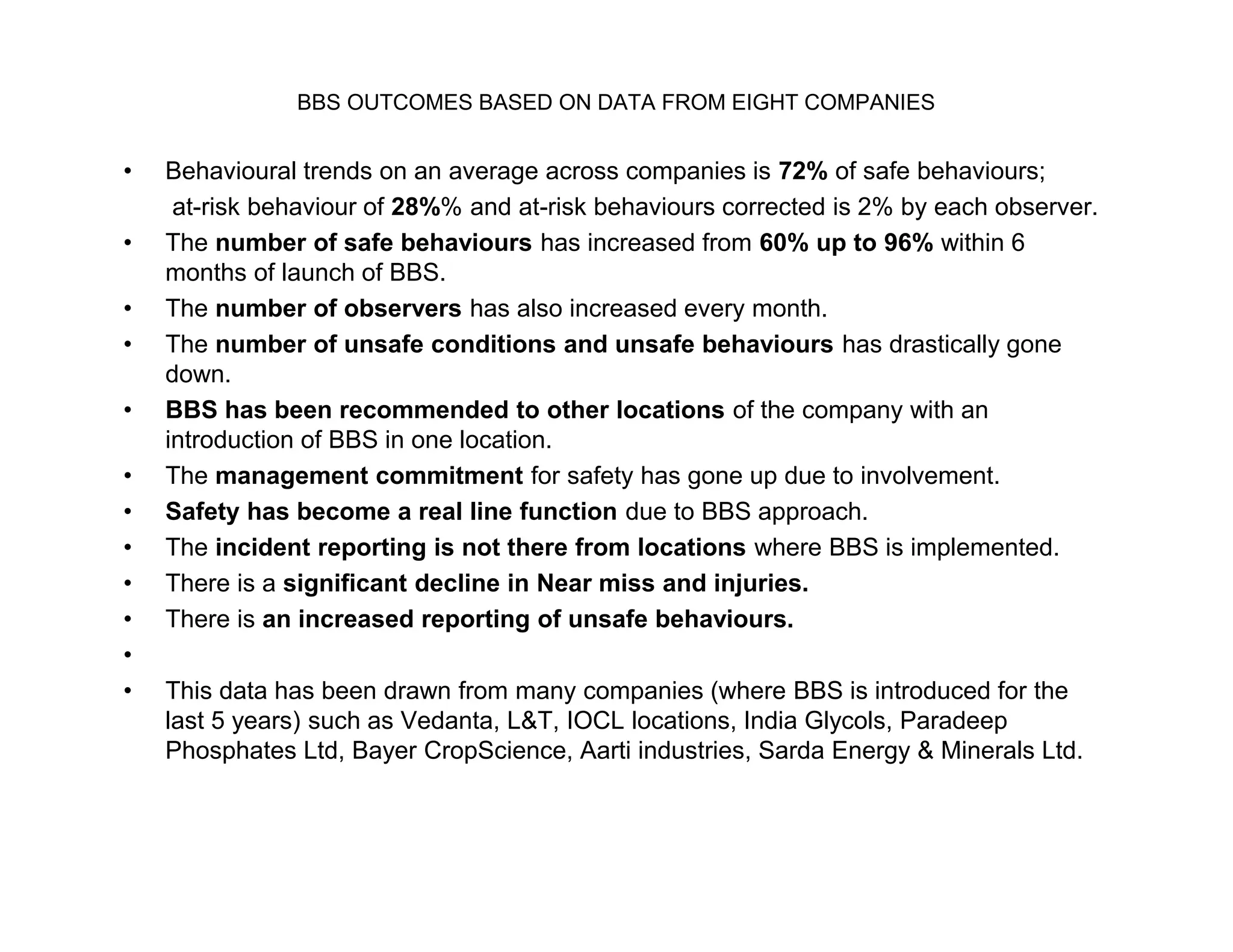 Behaviour based safety for emergency workers and emergency personnel | PDF