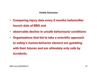 Behaviour based safety for emergency workers and emergency personnel | PDF