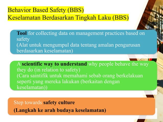 behavior based safety training in power point | PPTX