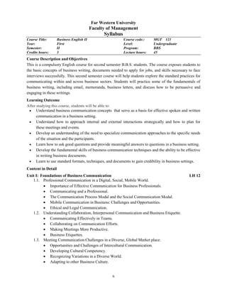 BBS 2nd semester syllabus .docx