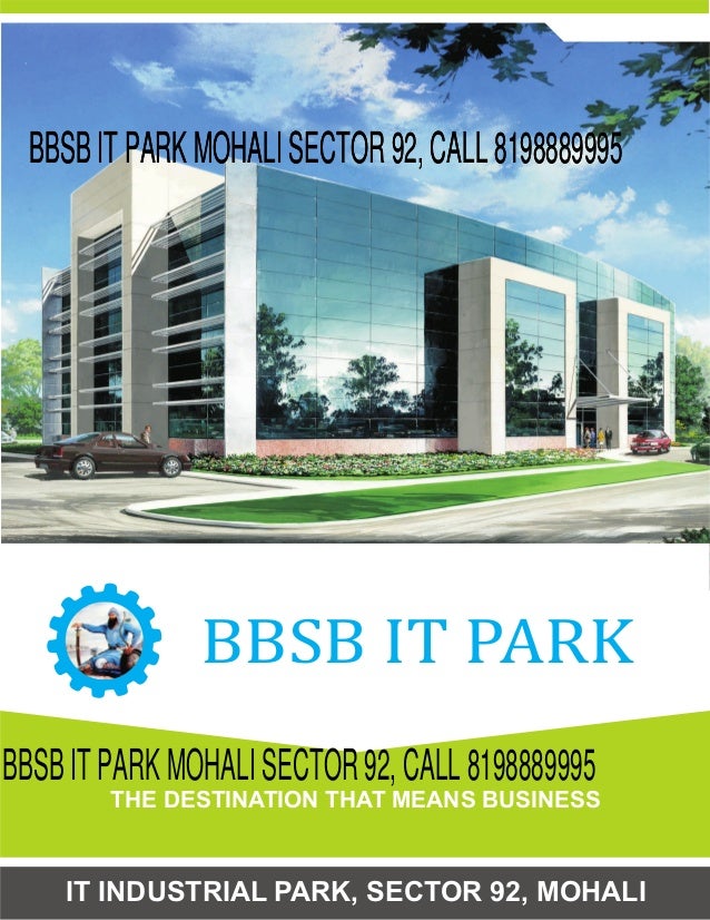 BBSB It Park Mohali Sector 92 Plots-Brochure