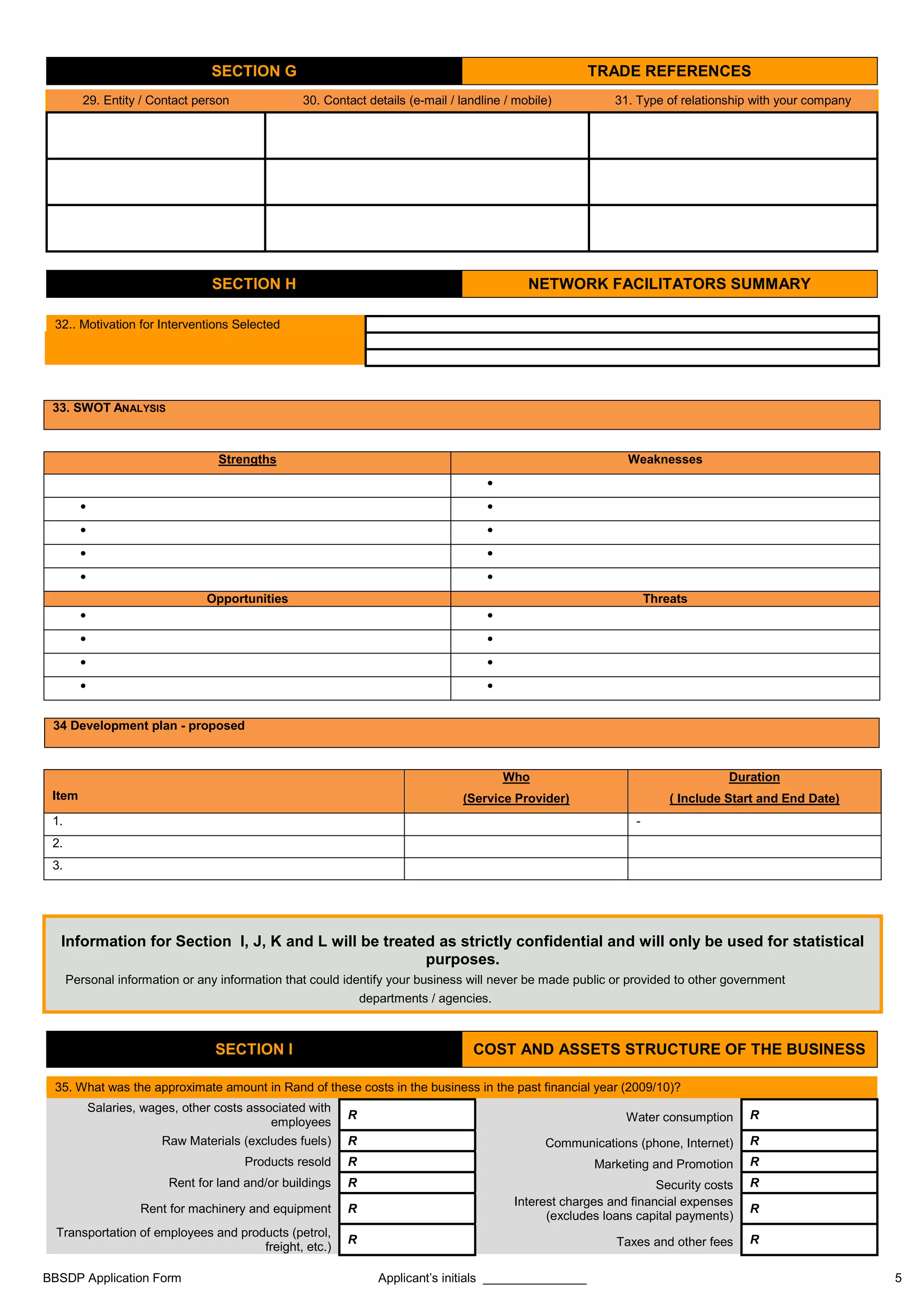 Bbsdp application form - | PDF