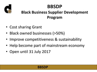 Black Business Supplier Development Program | PPTX