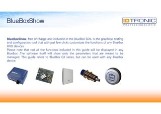 iDTRONIC BLUEBOX Show | PPT