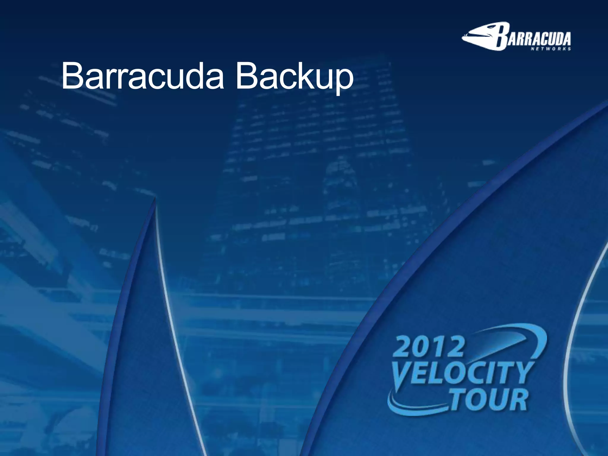 Barracuda Backup Service - English Presentation | PPTX