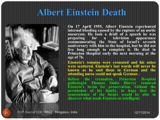 Albert Einstein Theory E=MC2 Interpretation | PPTX