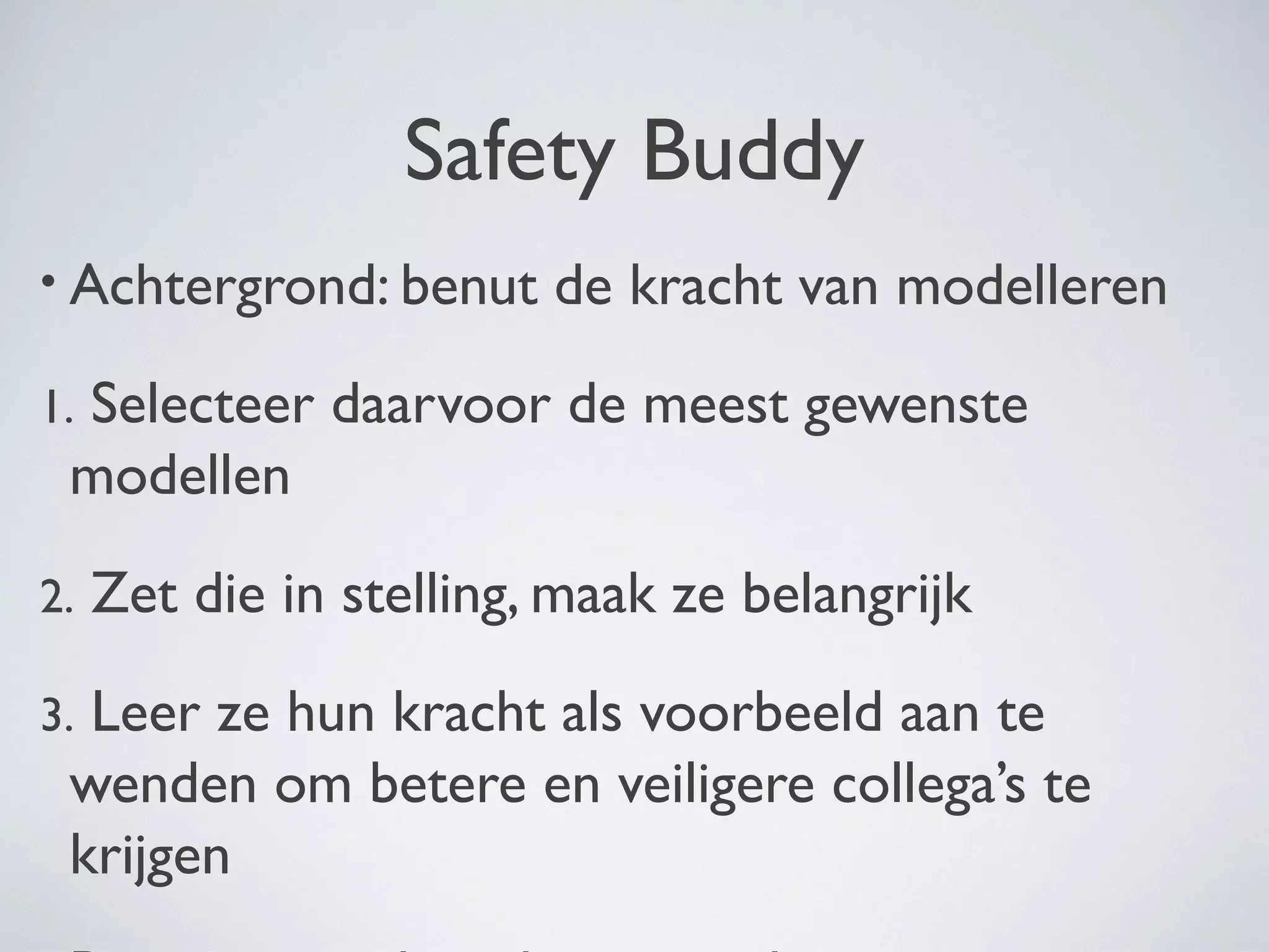 Brain Based Safety: Safety Buddy | PPT