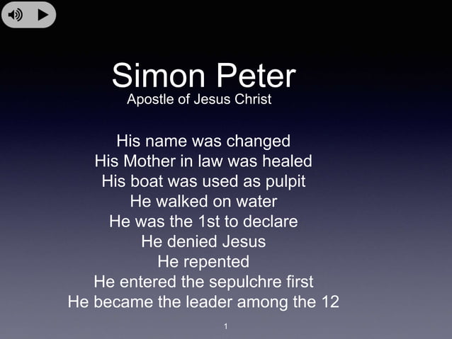 Stories of Simon | PPSX | Christianity | Religion & Spirituality