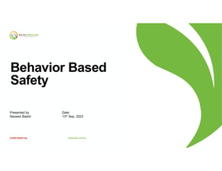 Behavioral based safety requirements presentation | PDF