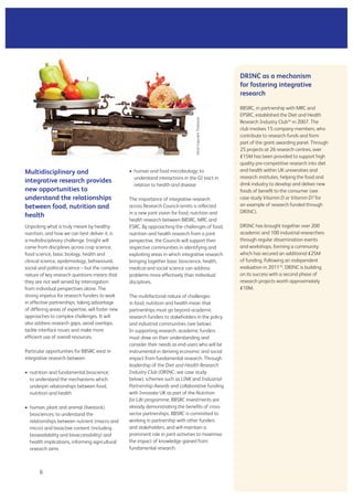 BBSRC - FOOD NUTRITION AND HEALTH | PDF